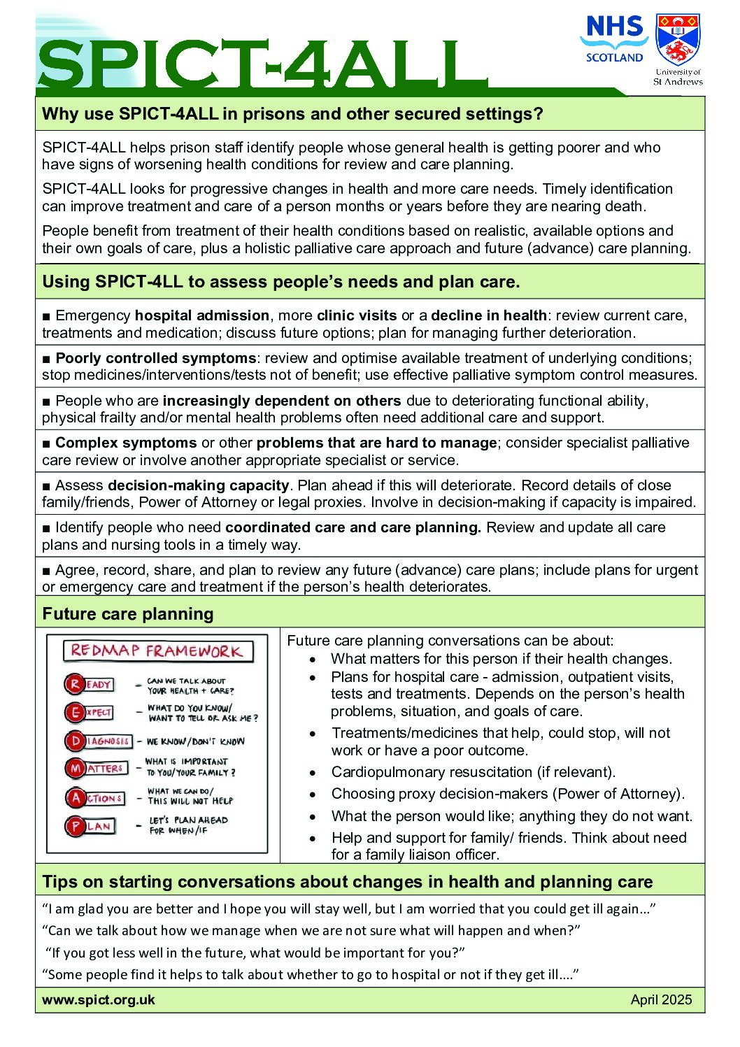 20250808-Using-SPICT-4LL-inPrisonsv1 | Supportive and Palliative Care Tool